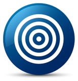 Blue target icon stock vector. Illustration of first, achieve - 8874886