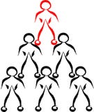 Team building pyramid stock photo. Image of connection - 42275206