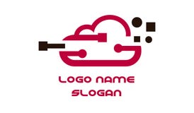 Techno Human Head Vector Logo Concept Illustration. Creative Idea Sign ...