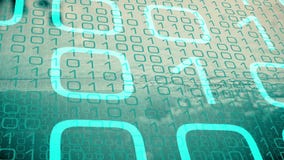 Computer Chip Algorithm, New Technology Intro Background Stock Video - Video of attack, virus ...