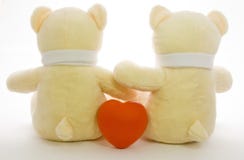 Teddy Bears Back View Stock Photos - Image: 2938873