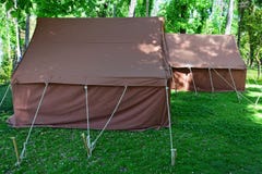 Old-Fashioned Tents Royalty Free Stock Photography - Image: 9826127