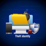 Computer identity theft stock photo. Image of stolen - 28207956