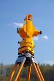 Geodetic survey stock image. Image of theodolite, geodesist - 5005477
