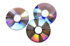 Three cd isolated stock image. Image of disc, option, dvdr - 580389
