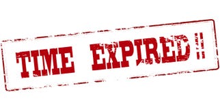 Time Expired Stock Photo - Image: 41847259