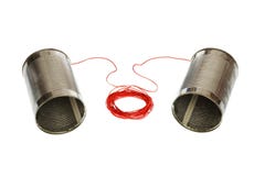 Two Tin Cans String Phone Stock Photos, Images, & Pictures - 30 Images