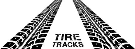 Tire Tracks Vector Set Clipart And Illustrations