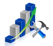 Success Tools Toolbox Skills Achieving Goals Stock Illustration ...