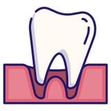 Loose Tooth - Dental Cartoon 3d Render Stock Illustration ...