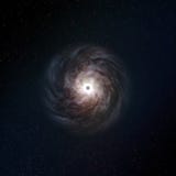 Spiral galaxy top view stock illustration. Illustration of background ...