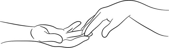 Sketch touching hands stock vector. Illustration of love - 54583372 Sketch touching hands stock vector. Illustration of love - 54583372
