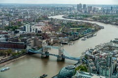 Tower Bridge And Reflection At Twilight-London Stock Photo - Image of ...