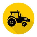 A tractor shadow black stock photo. Image of rural, alone - 40324900