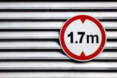 Maximum height sign stock photo. Image of yellow, black - 11977136