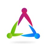 People Triangle Meeting Logo Stock Illustration - Illustration of ...