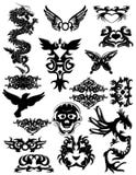 Tattoo Art, Fantasy Medieval Dragons Heart Royalty Free Stock Photos ...