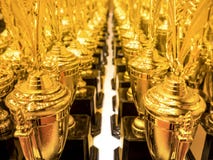 Group of trophies stock image. Image of symbol, honor - 13101745