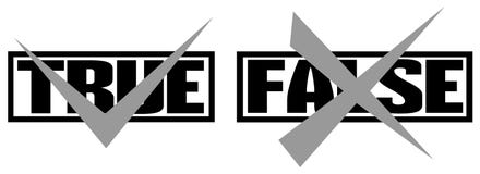 True False Check Box Clipart And Illustrations