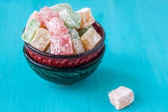 Bowl Of Turkish Delight Stock Photography - Image: 5603832