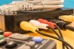 Audio Input And Output Ports Of A Modern Device Stock Vector ...