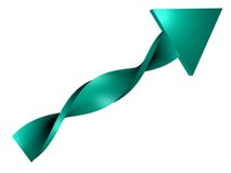 Twisted Arrow stock vector. Illustration of illustration - 18456145