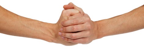 Two Clasped Hands Hand Gesture Stock Photos, Images, & Pictures - 40 Images