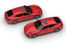 Two Cars Facing Each Other. Stock Vector - Illustration of caution ...