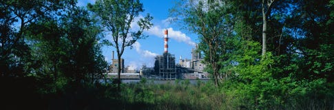 The Union Camp Paper Mill On The Savannah River In Savannah, Georgia ...