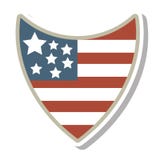 United States Shield Royalty Free Stock Images - Image: 25681139