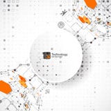 Vector Illustration Hi-tech Digital Technology Engineering. Integration ...