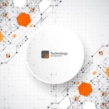 Vector Illustration Hi-tech Digital Technology Engineering. Integration ...