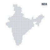 Pixel map of India stock vector. Illustration of chart - 115902537