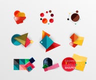 Set Of Icons In Triangle Shape Stock Vector - Illustration of money ...