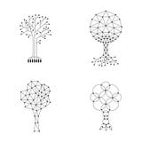 Vector circuit board tree stock vector. Image of background - 23370187