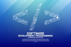 Utility Software Vector Icons Stock Vector - Illustration of ...