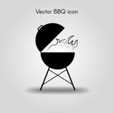BBQ vectorpictogram vector illustratie. Illustratie bestaande uit ...