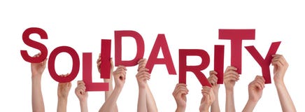 De Handen Van De Solidariteit Stock Afbeelding - Afbeelding bestaande ...