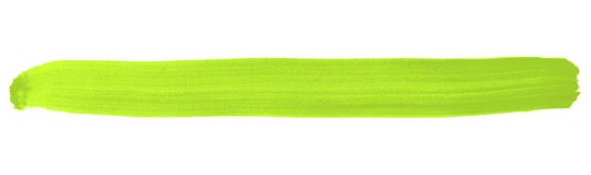 Cepillo De Pintura Aislado Que Pinta Una Raya Verde Imagen de archivo ...