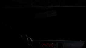 View From Inside A Car Windshield Green Screen Stock Video - Video of ...