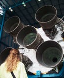 Space Shuttle Solid Rocket Boosters Separation Stock Illustration ...