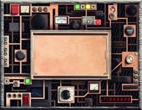 Steampunk Control Board Stock Illustration - Image: 67570532