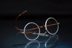 Ancient Eyeglasses Stock Photos - Image: 1303183