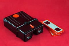 3D Slide Viewer, Toy Camera With The 3D Film Reel Stock Photo - Image ...