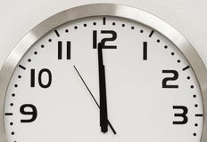 Clock Showing Noon Stock Photos, Images, & Pictures - 165 Images