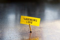 You Can Not Buy Love! Warning Sign. Stock Vector - Image: 65868042