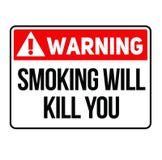 Smoking Can Kill You - Rectangle Sign Stock Vector - Illustration of ...