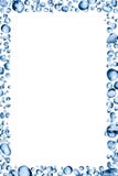 Tropfen Des Blauen Wassers Des Bilderrahmens Stock Abbildung - Bild ...