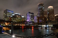 Yacht Sailing In Front Of Boston Harbor Lighthouse Editorial Photo ...