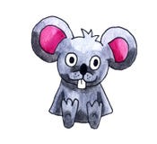 Mouse with a tooth stock illustration. Illustration of small - 13564491